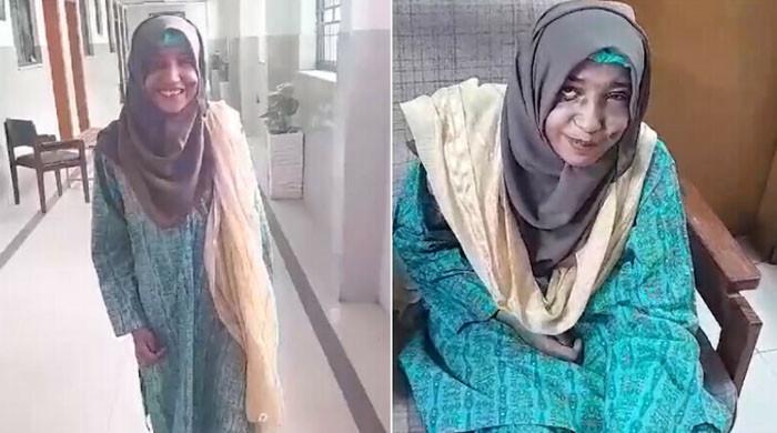 تشدد کا شکار رضوانہ نے تعلیم کا آغاز کردیا، اسکول میں پہلا دن